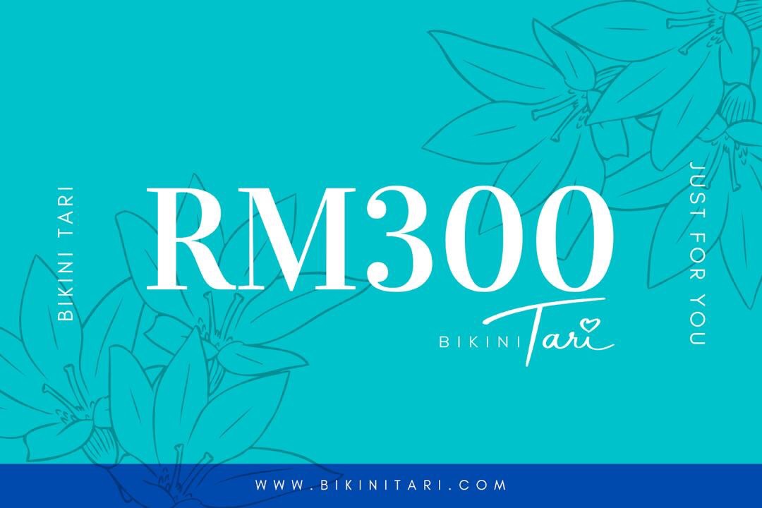 Bikini Tari Gift Card RM 300